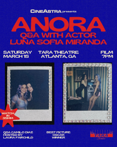 Q&A with Anora actor Luna Sofia Miranda at Tara Theater - Georgia Entertainment